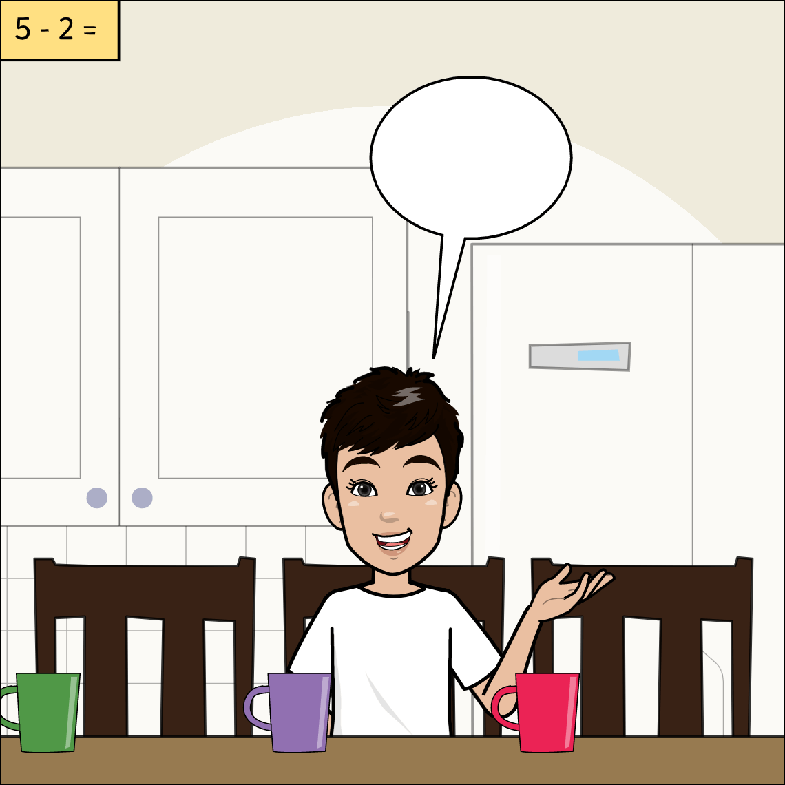 0-5 Subtraction Worksheet