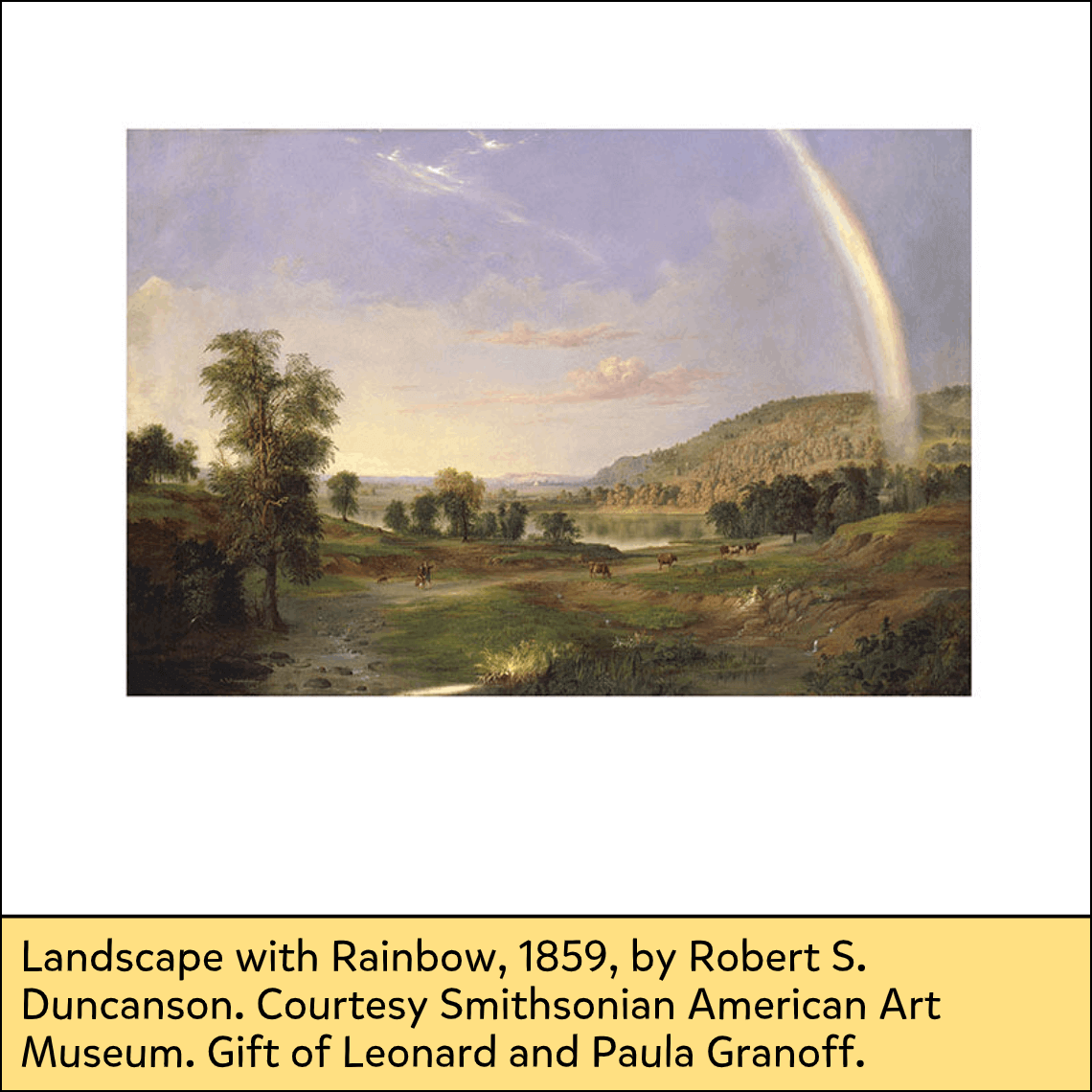 Critique Art: Landscape with Rainbow