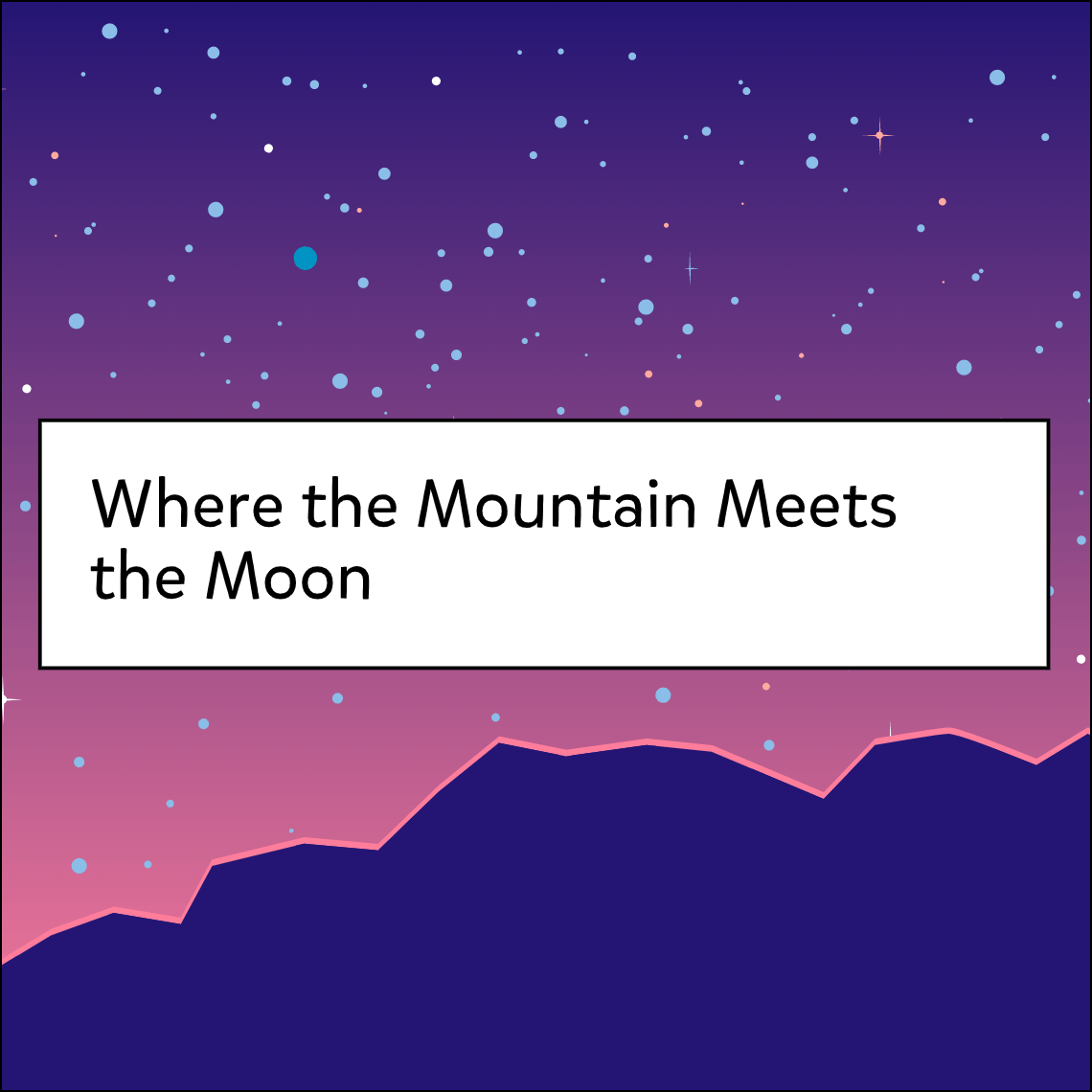 Retell Where the Mountain Meets the Moon With Visual Prompts