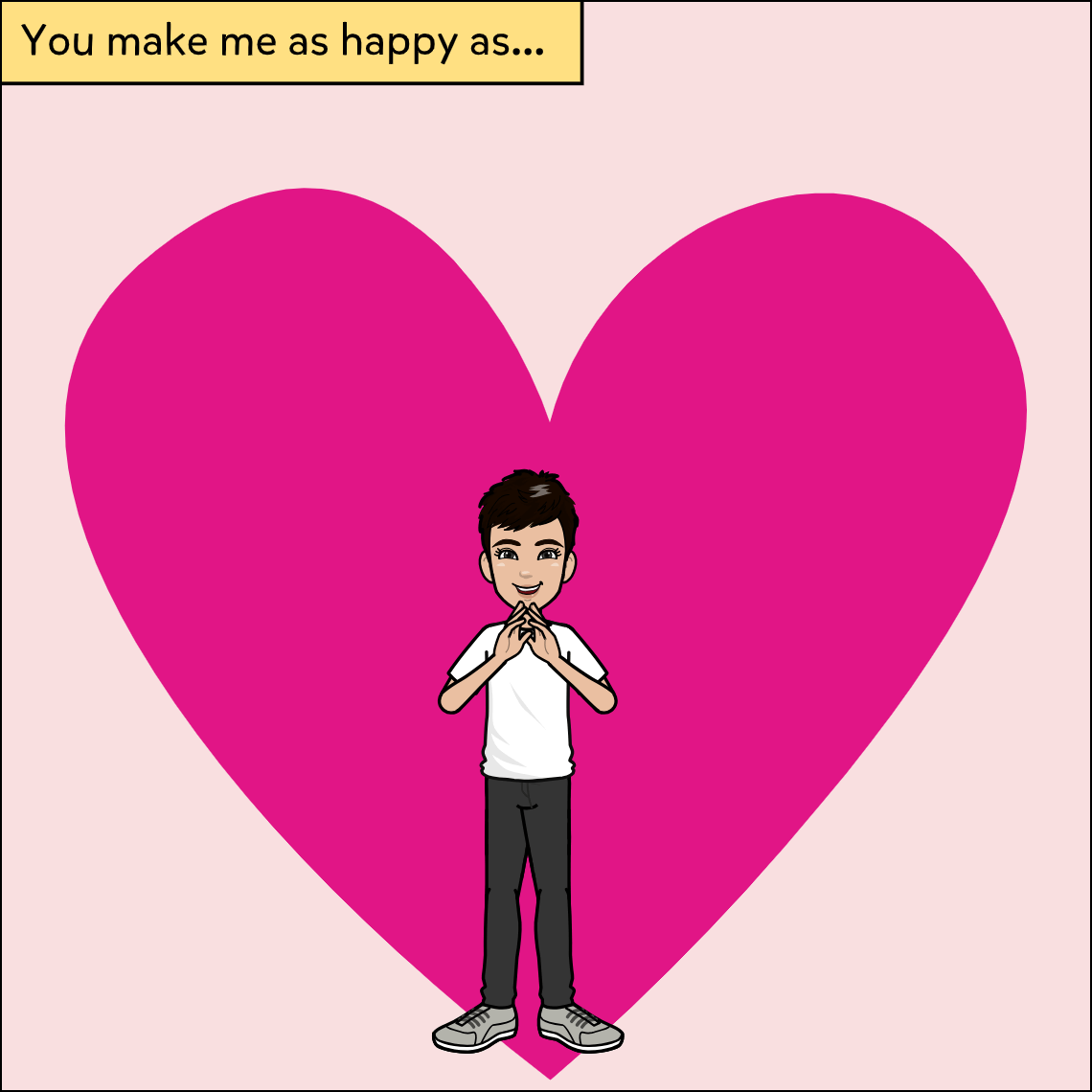 Make a Valentines Day Simile Practice comic